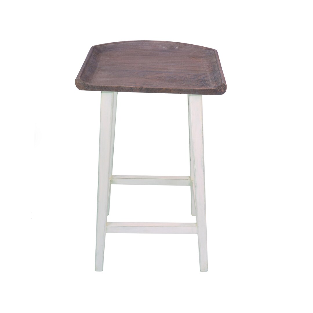 French Style Wooden Breakfast Kitchen Counter Pub Bar Stool 80cm High ...