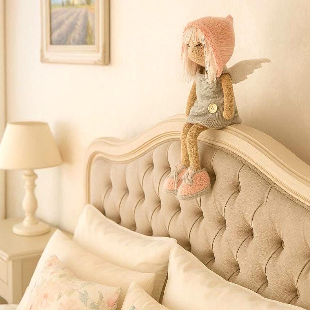 Personalized Crochet Guardian Angel Doll: Handmade Keepsake Gift - Etsy