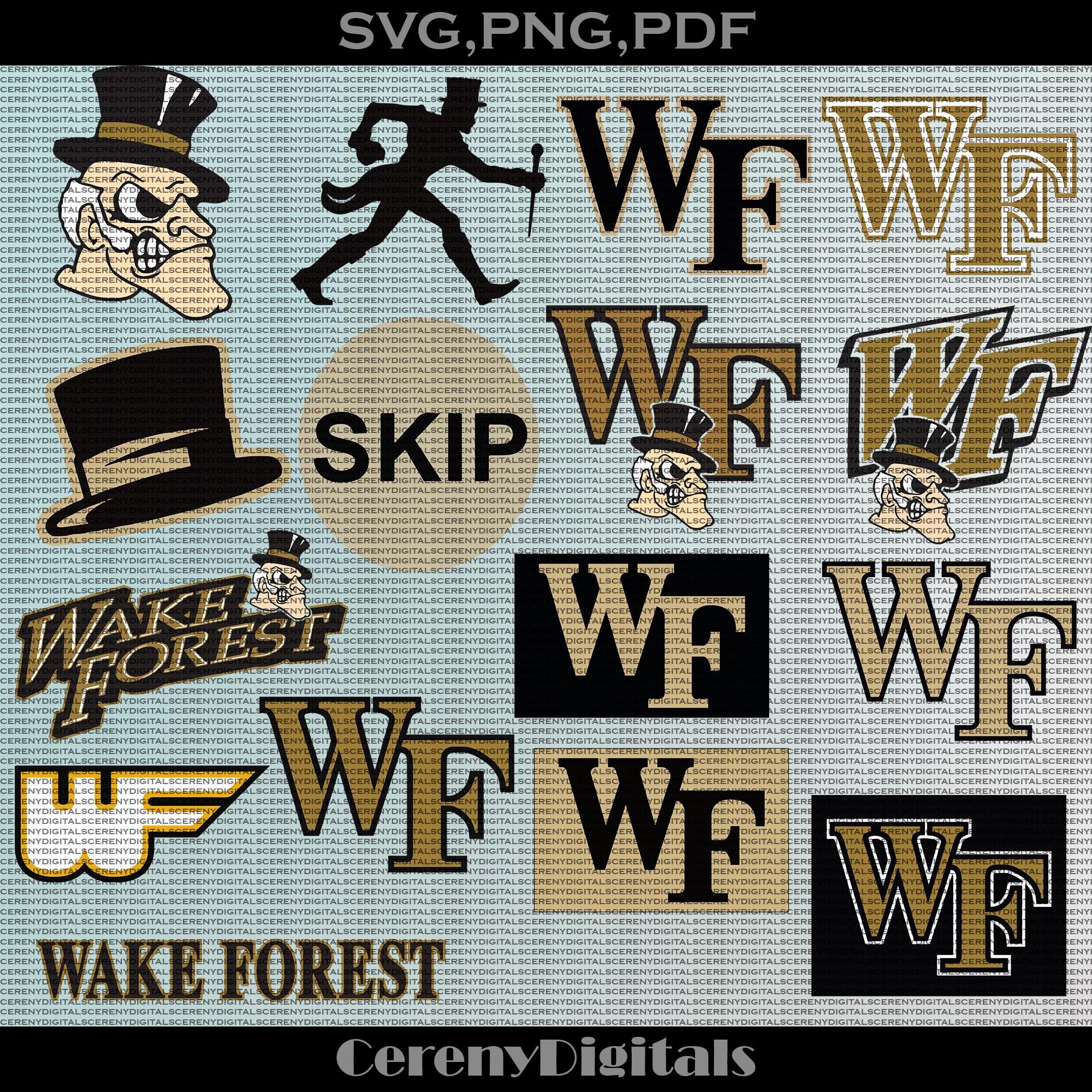 16+ High Quality Wake Forest College SVG, Athletics, Demon Deacons SVG ...