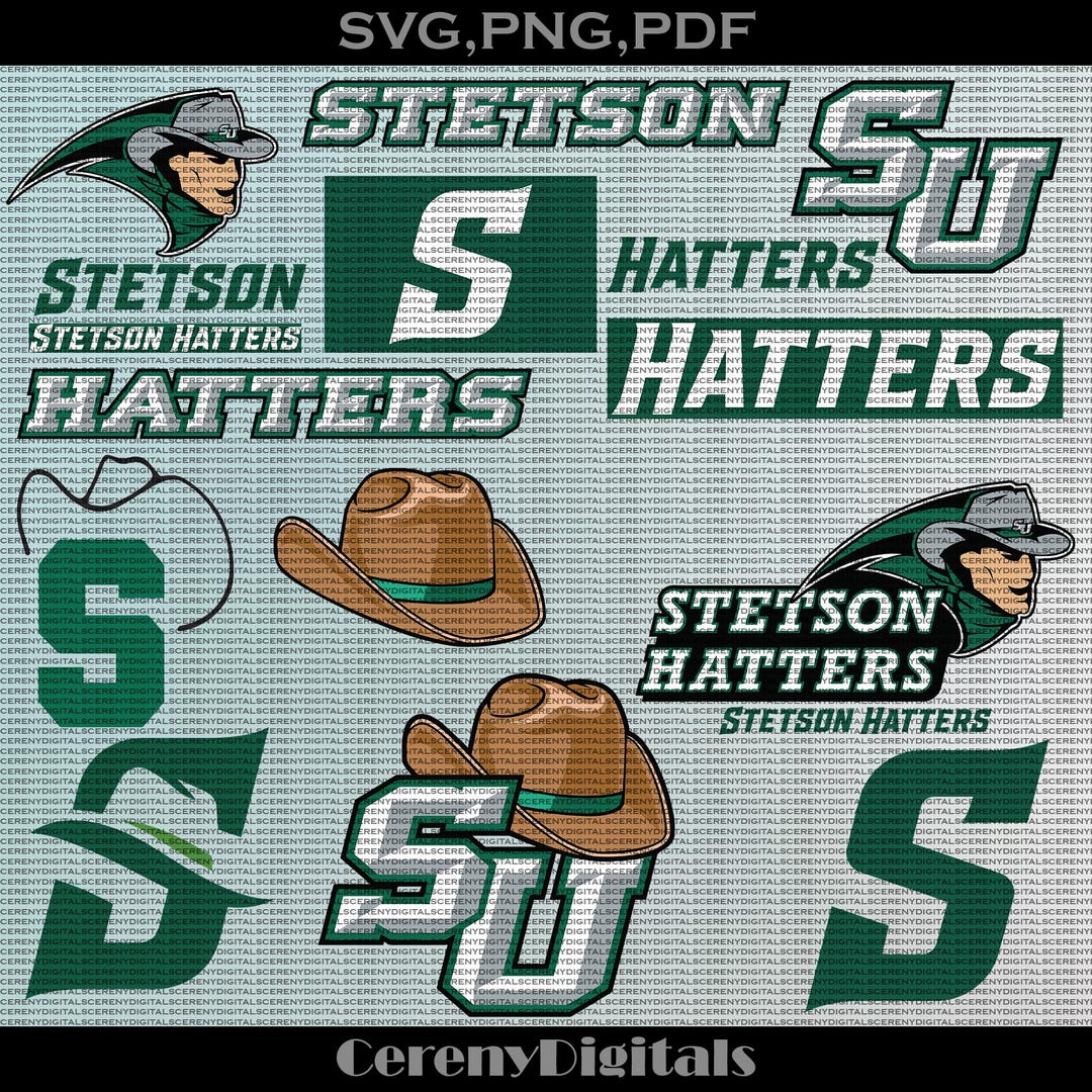 High Quality Stetson College SVG, Athletics, Hatters SVG, Football ...