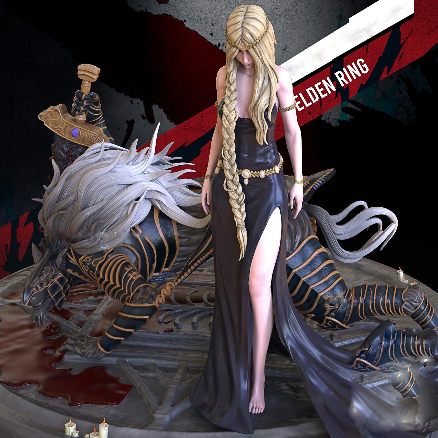 Elden Ring Queen Marika NSFW STL - 3D Printable High Quality STL File - Etsy