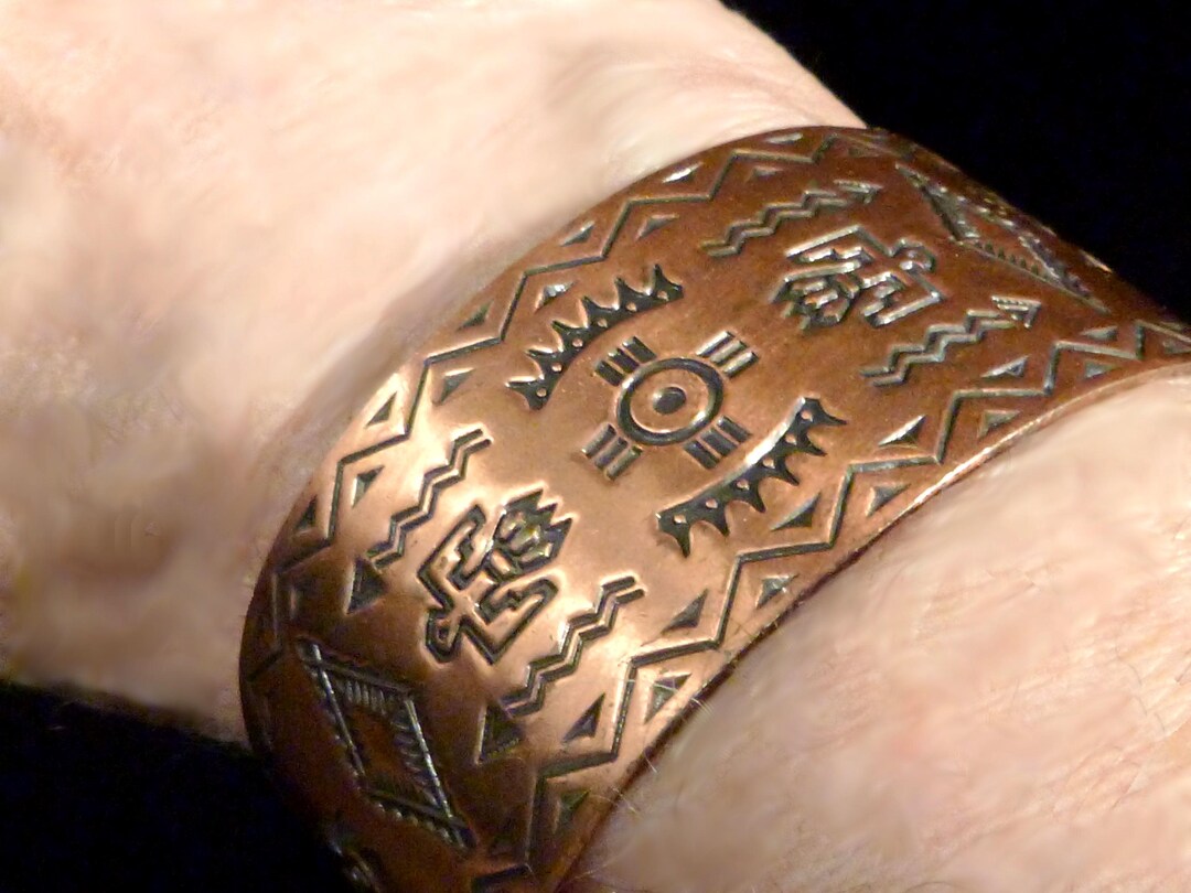 Bell Trading Post Copper Cuff Bracelet - Etsy