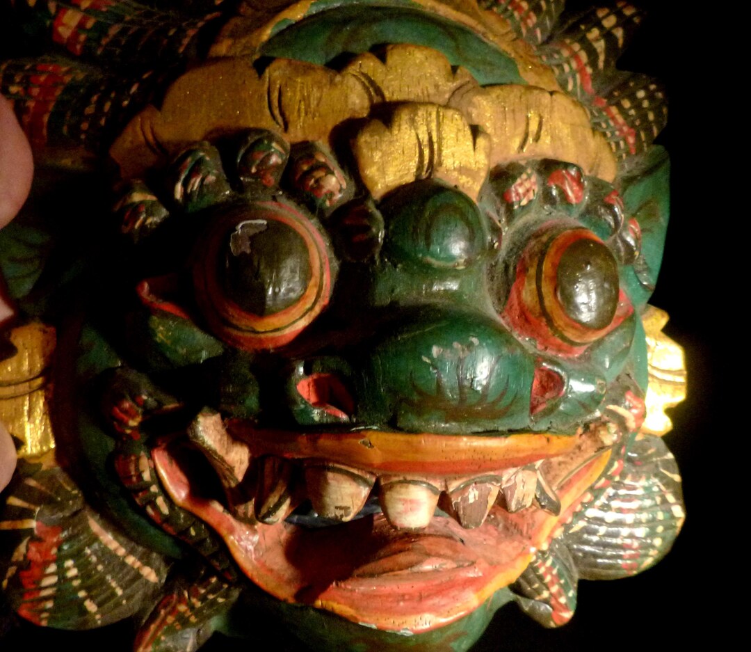 Barong Bali Monkey Mask - Etsy