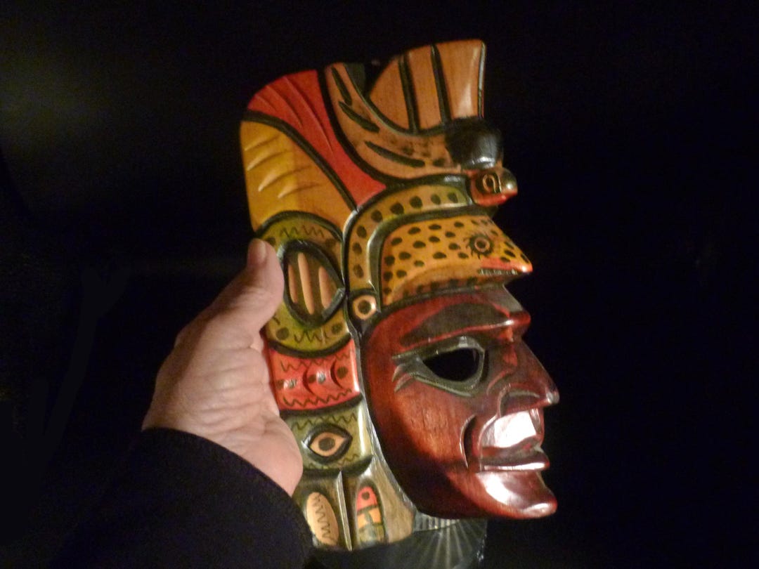 Eagle Spotted Frog Headdress Mask Mexico - Etsy