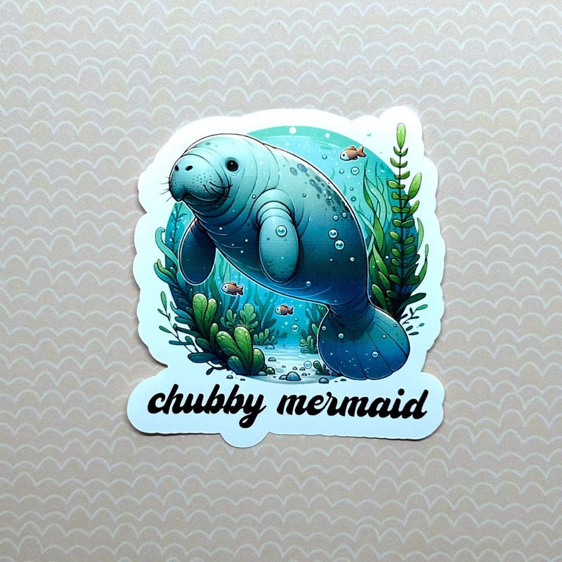 Chubby Mermaid - Etsy