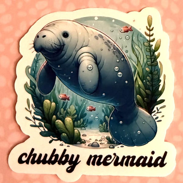 Chubby Mermaid - Etsy