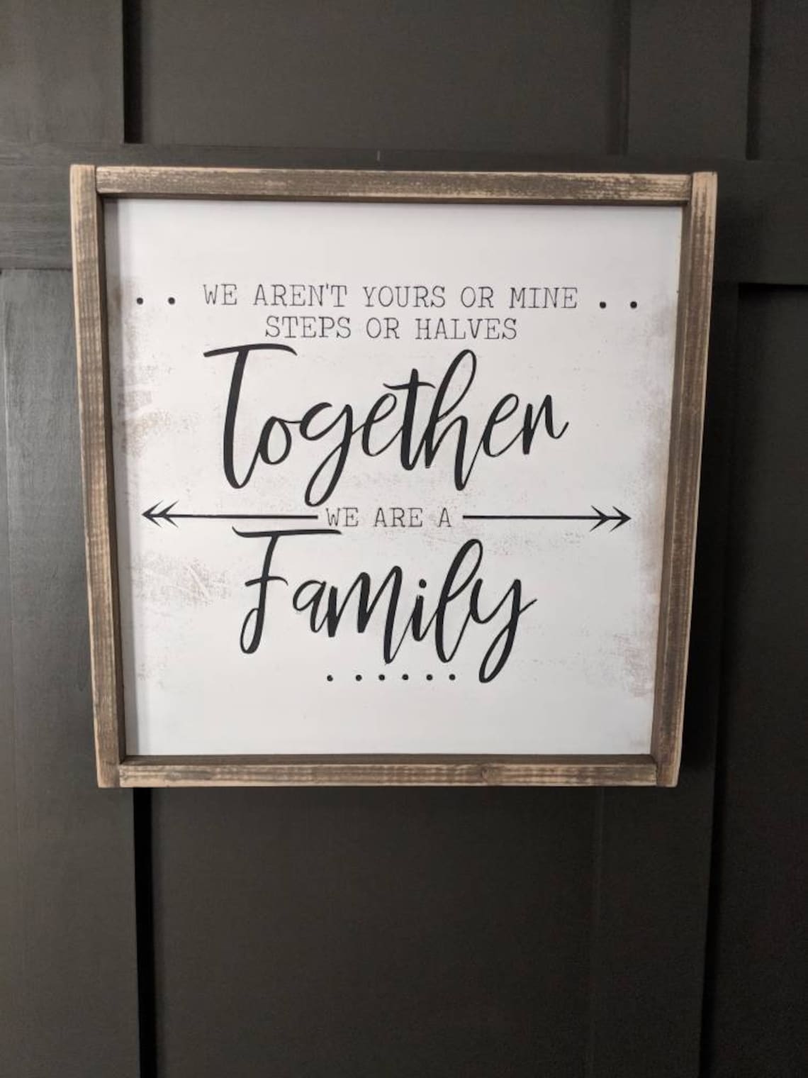 Together We Are Family Sign Wood Sign Home Decor Family - Etsy Australia