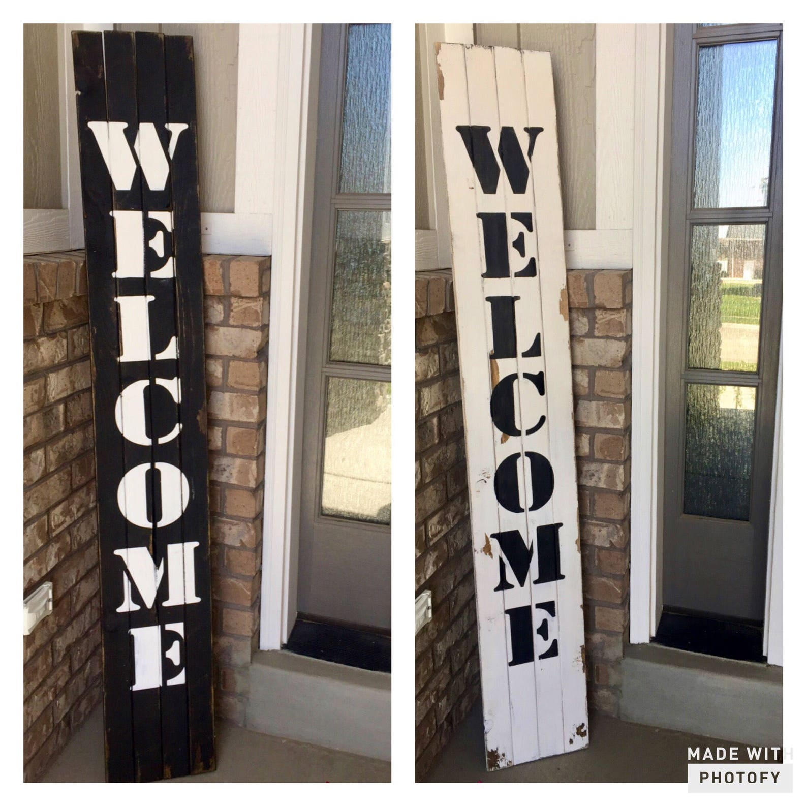 Welcome Sign Porch Sign Large Welcome Sign Wood Welcome - Etsy