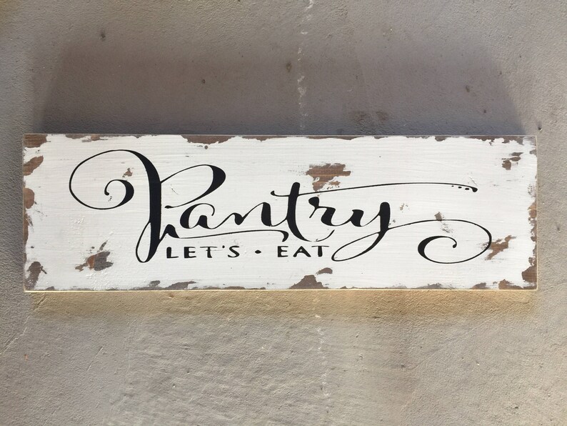 Pantry Sign Kitchen Decor Rustic Wood Sign Farmhouse Sign - Etsy