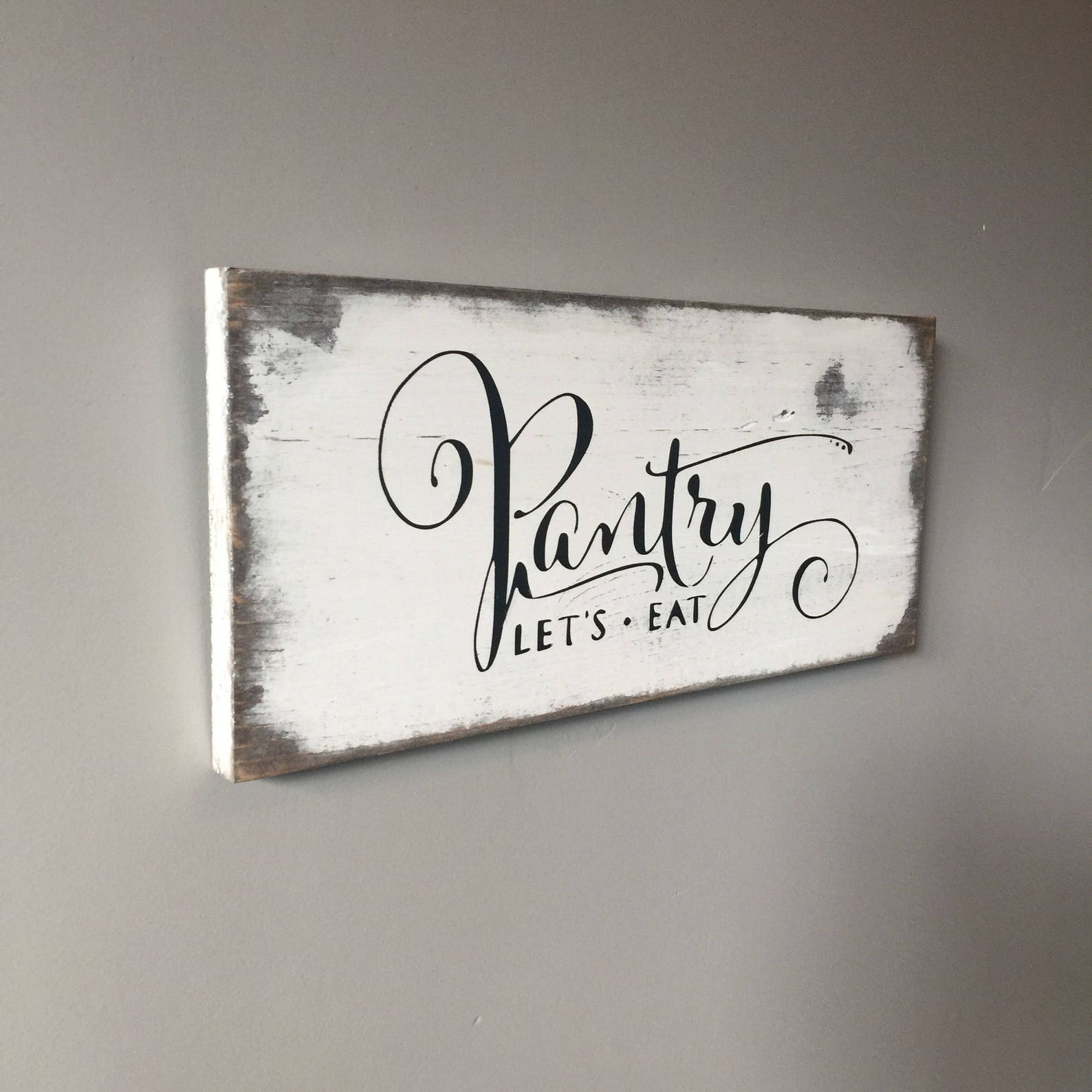 Pantry Sign Kitchen Decor Rustic Wood Sign Farmhouse Sign - Etsy