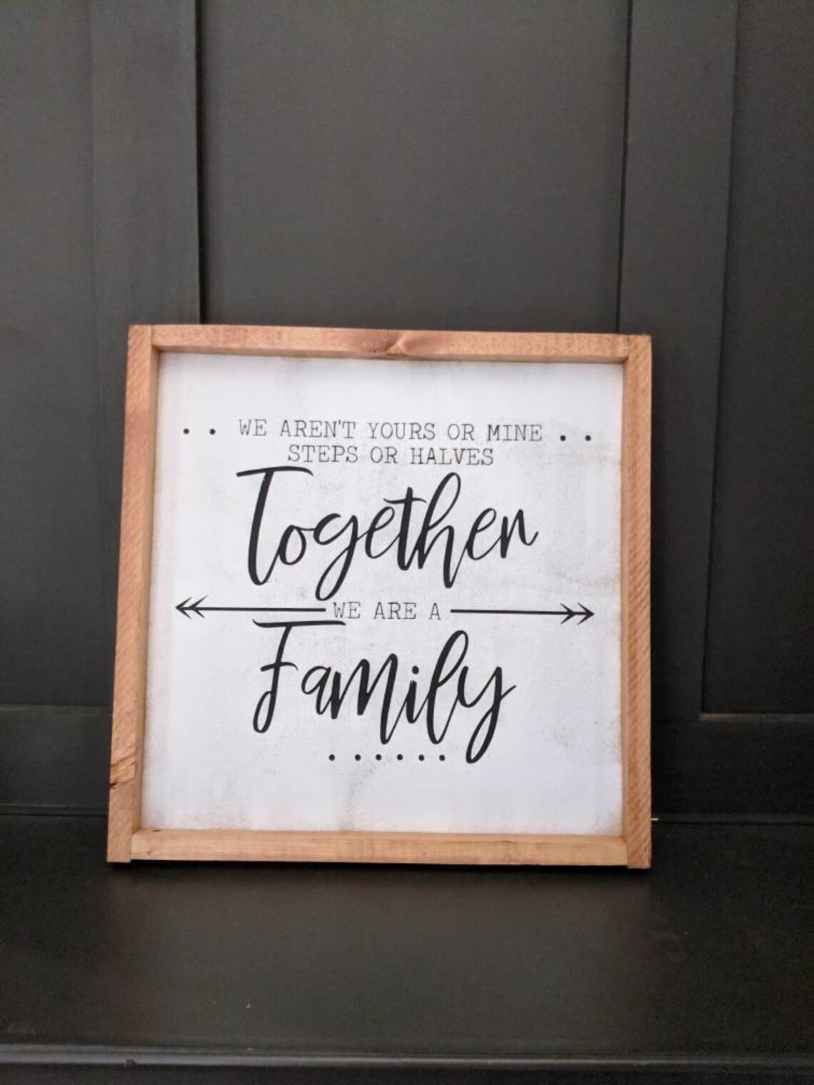 Together We Are Family Sign Wood Sign Home Decor Family - Etsy Australia
