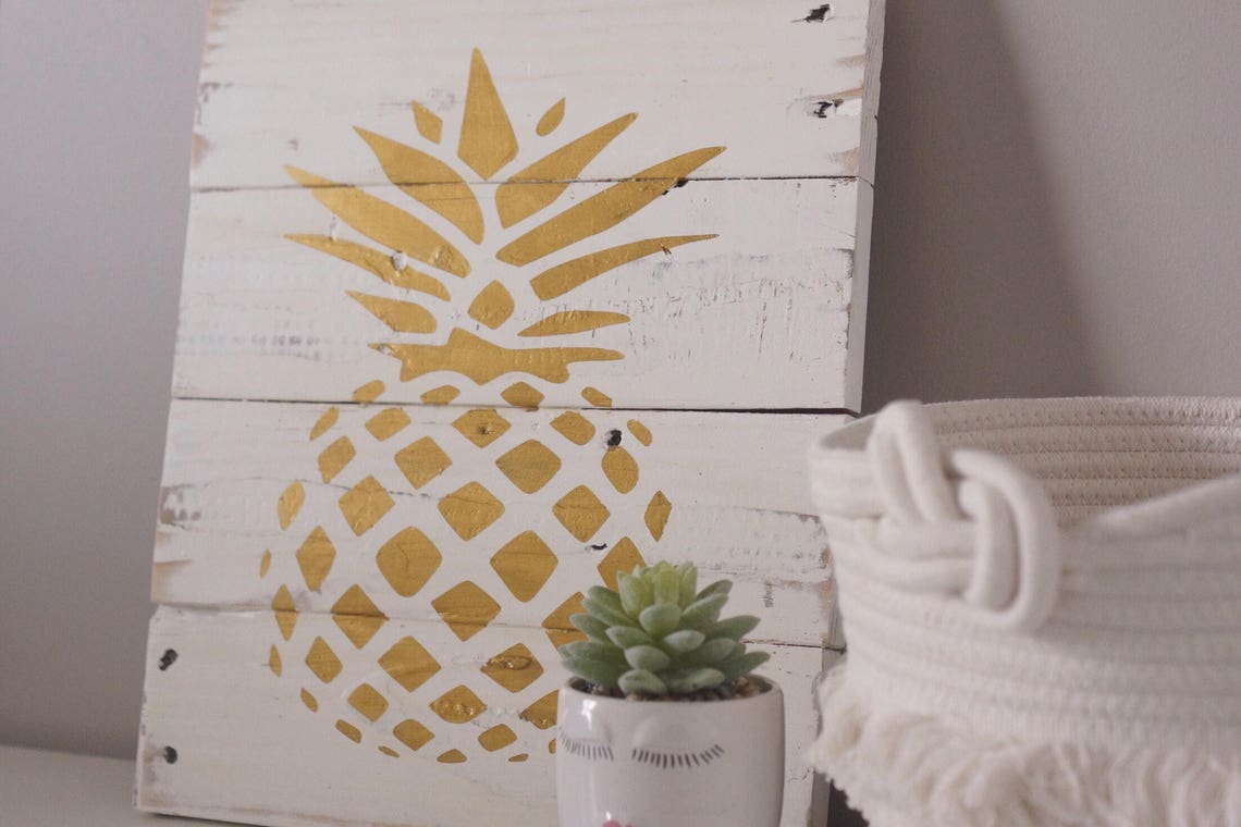 Pineapple Sign Wood Pineapple Sign Pallet Pineapple Sign - Etsy