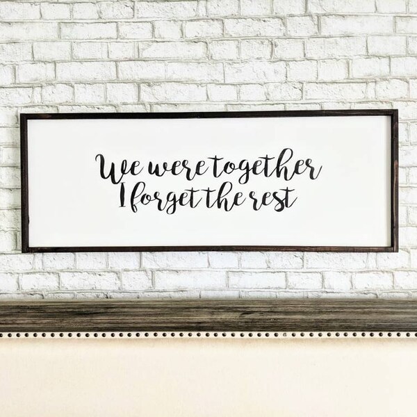 We Were Together - Etsy