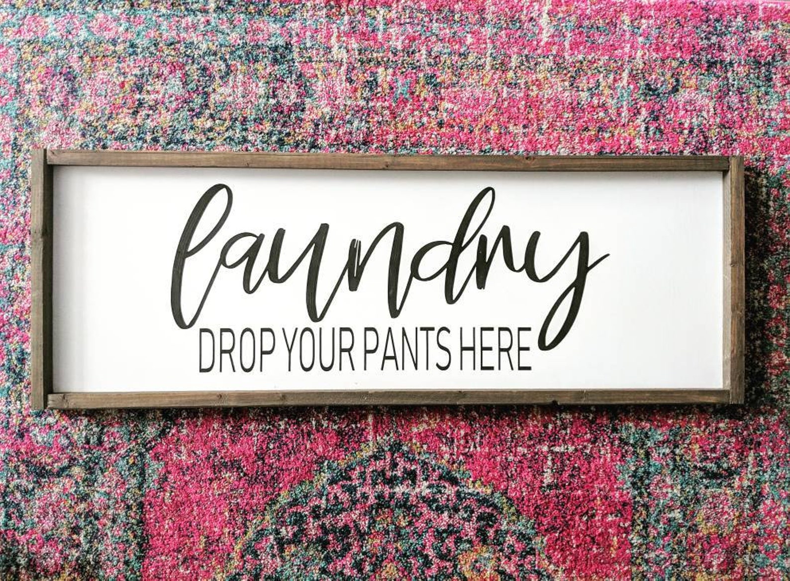 Laundry drop your pants here laundry sign drop your pants | Etsy