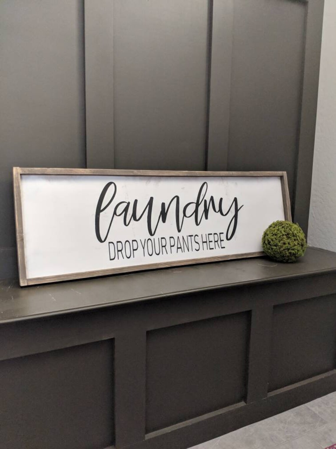 Laundry drop your pants here laundry sign drop your pants | Etsy