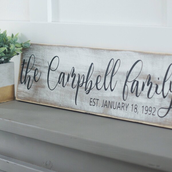 Distressed Sign - Etsy