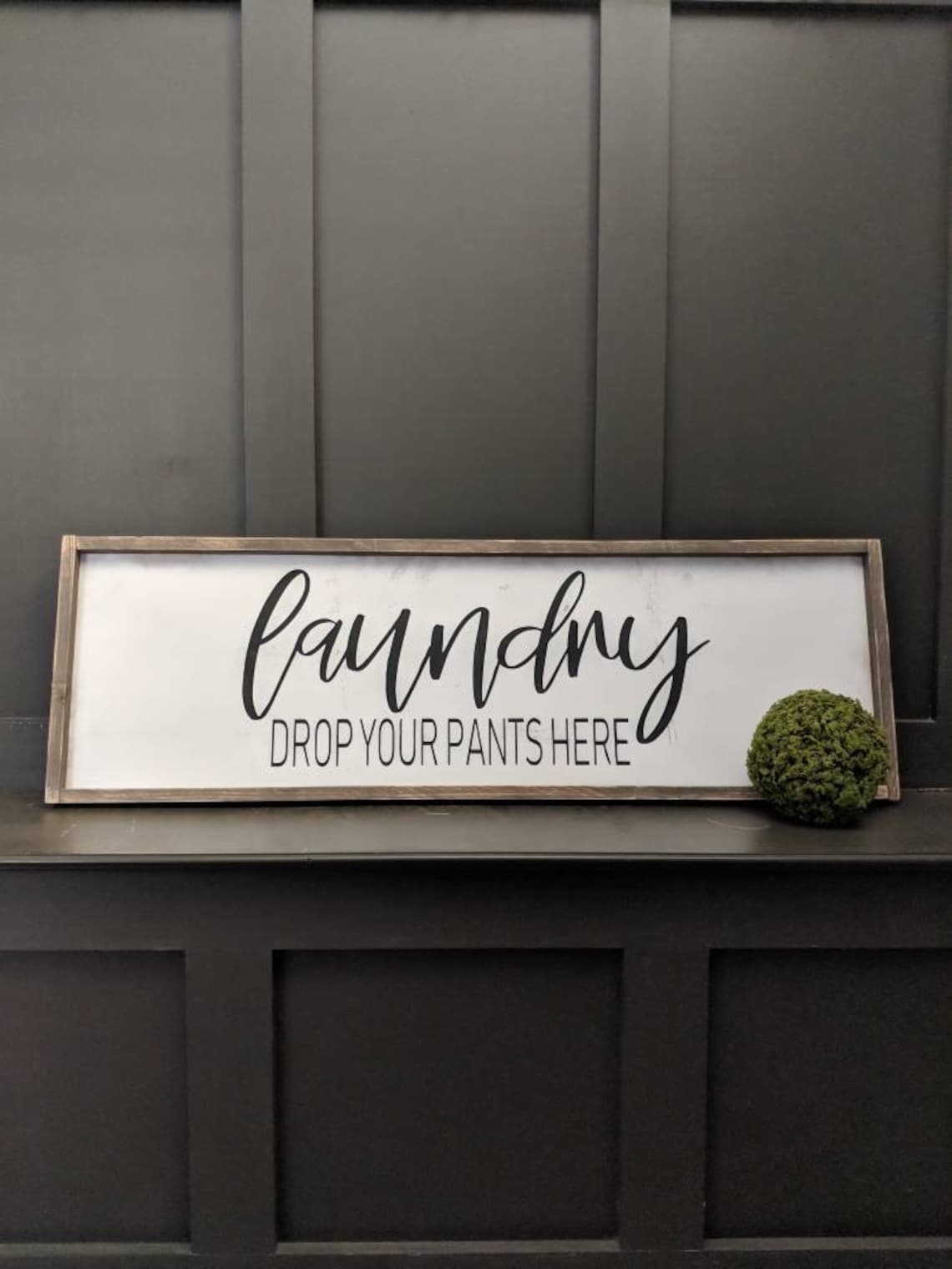 Laundry drop your pants here laundry sign drop your pants | Etsy
