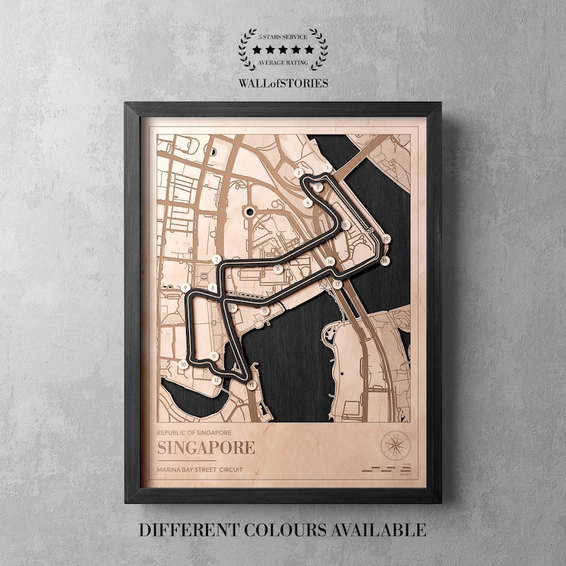 F1 Singapore Posters - Etsy UK