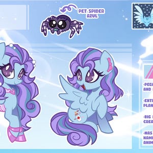 Custom MLP OC Reference Sheet – Pony Character Art Commission - Etsy