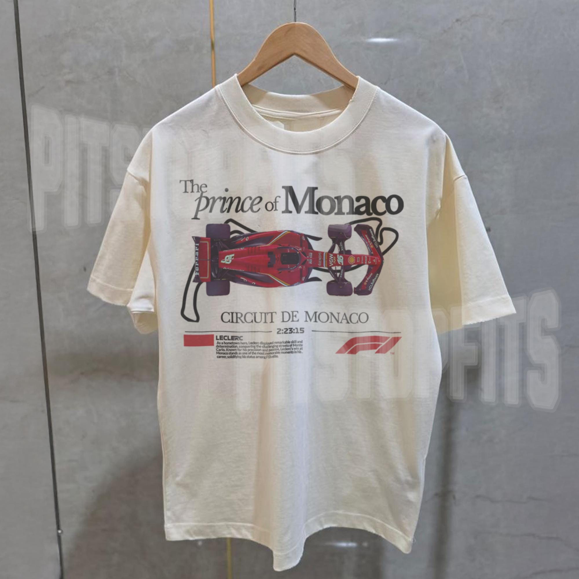 Vintage Charles Leclerc F1 Shirt, Prince of Monaco Leclerc Graphic Tee ...