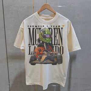 Limited Lando Norris Vintage T-shirt, Mclaren F1 Racing Shirt, NOR4 ...