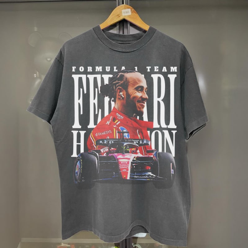 F1 Ferrari Graphic Tee - Etsy