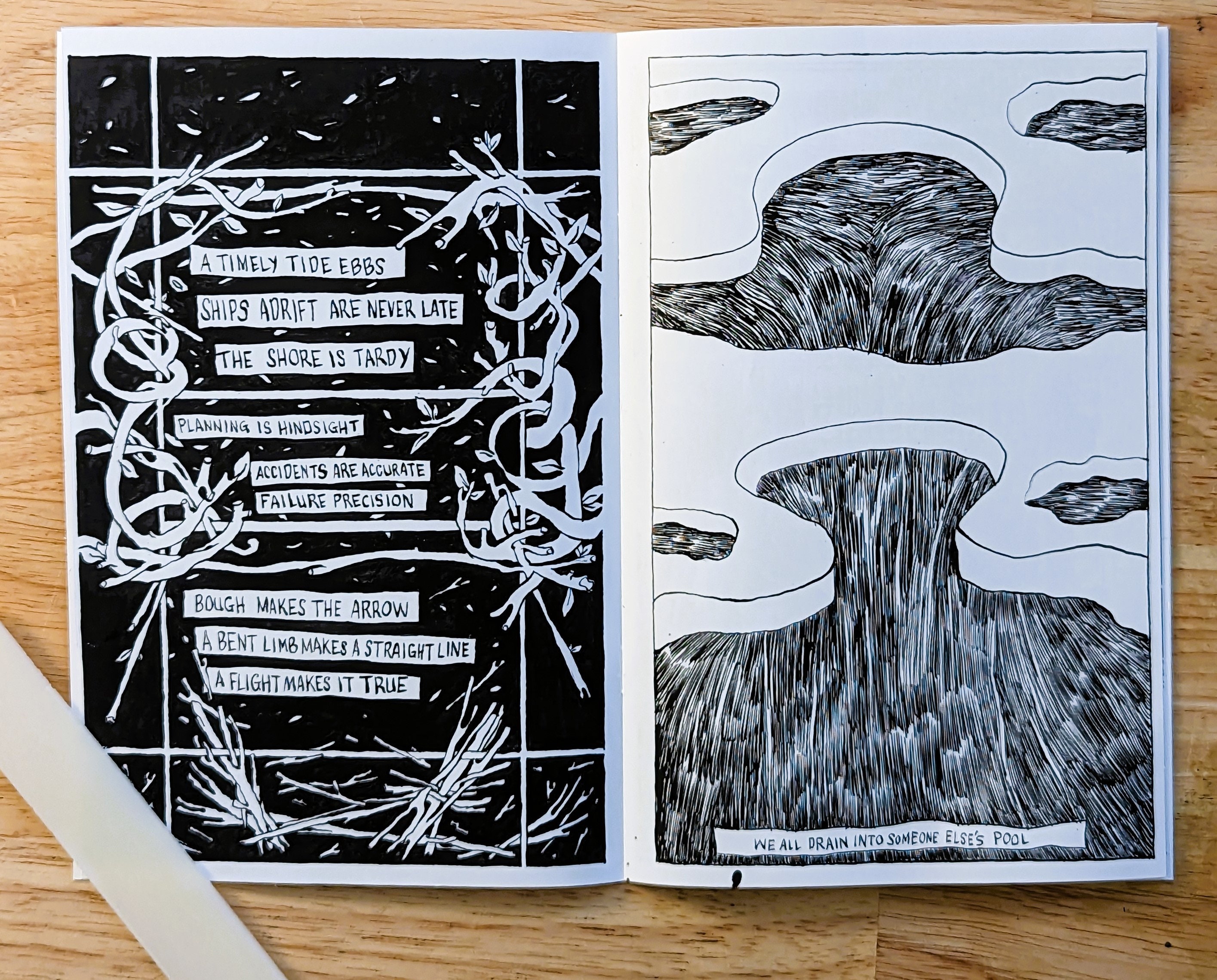PYXIS 15, an Existential Black and White Art Zine - Etsy