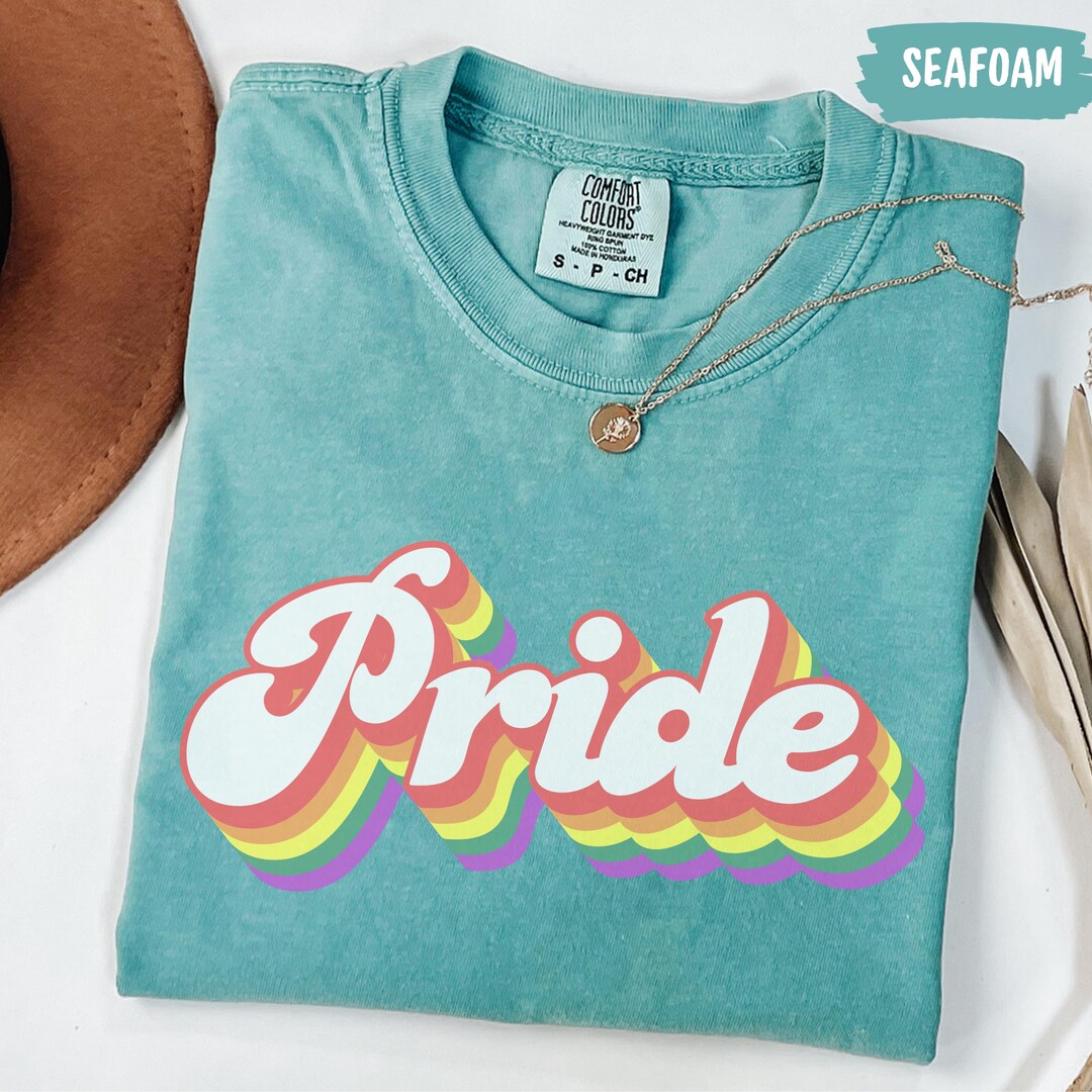 Rainbow Pride Shirt, Equal Rights Shirt,queer Shirt,,retro Pride T ...