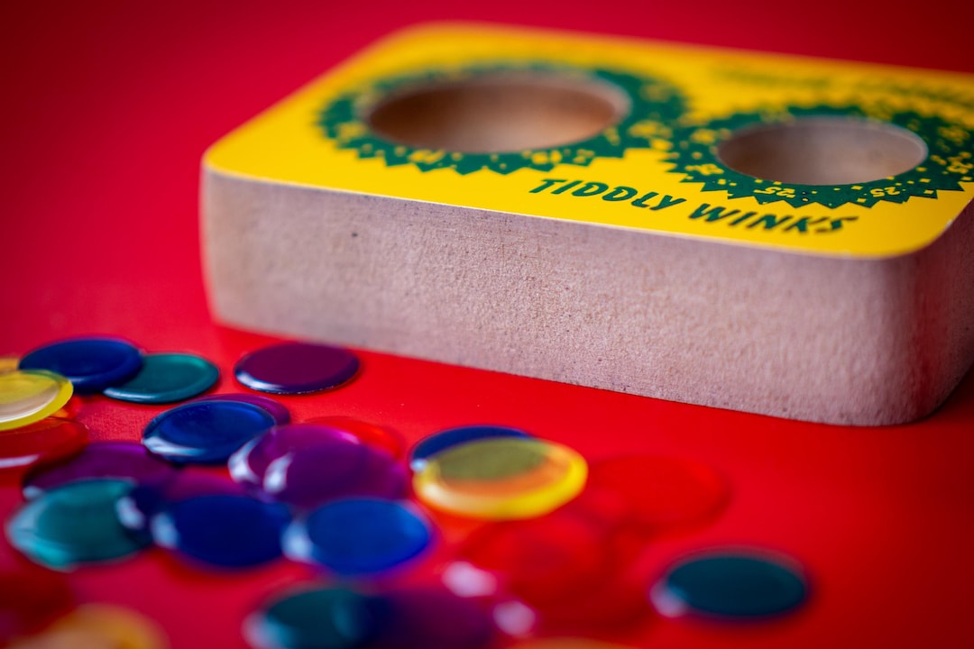 Tiddlywinks Game Board Digital Print – Classic Board Game Wall Art ...