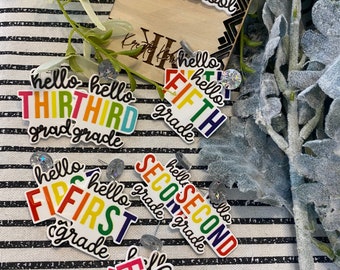 Grade Level Stickers - Etsy