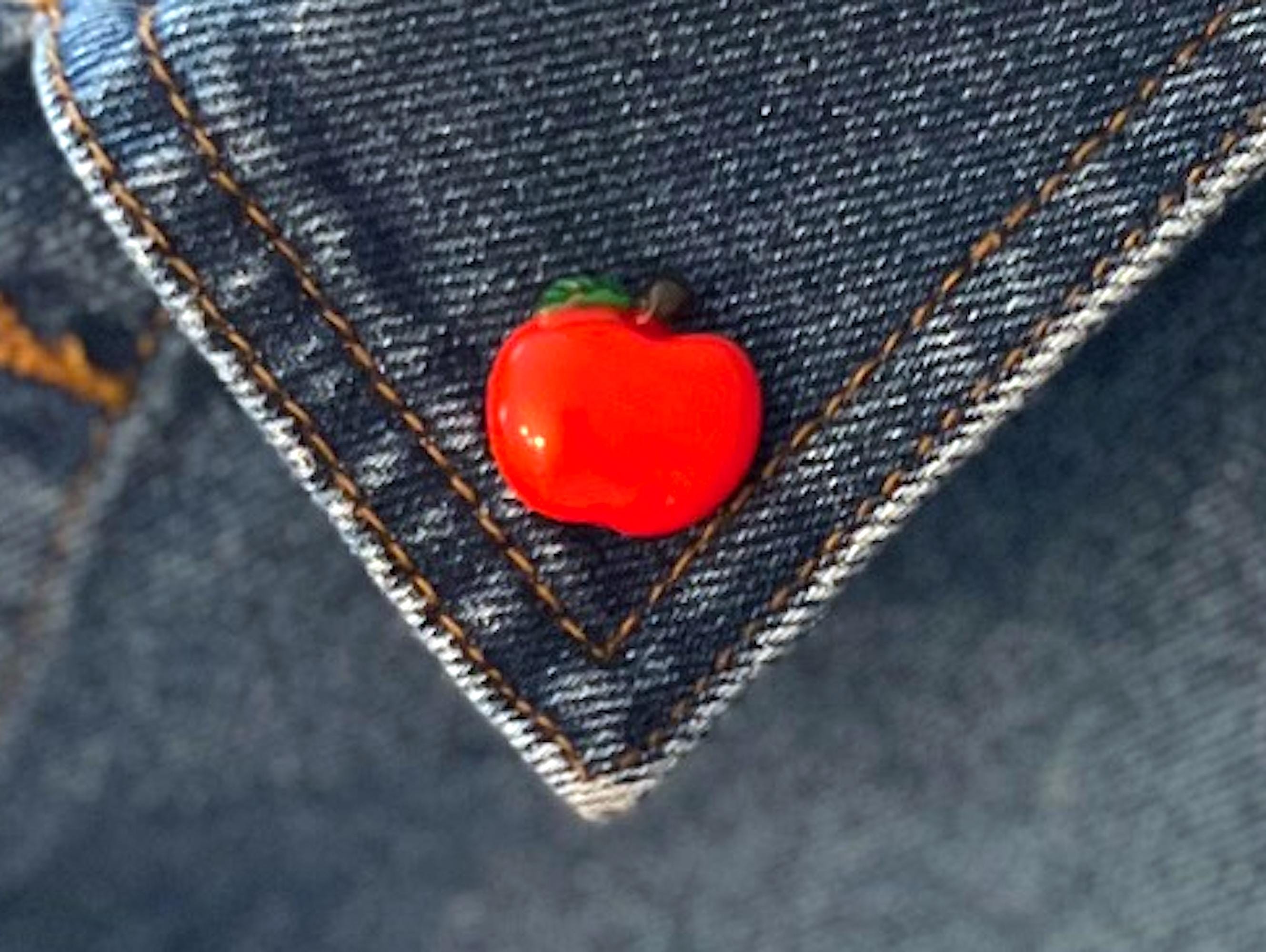 Apple Pin – Apple Jacket Pin for Clothes, Backpacks, Jackets, Bags ...