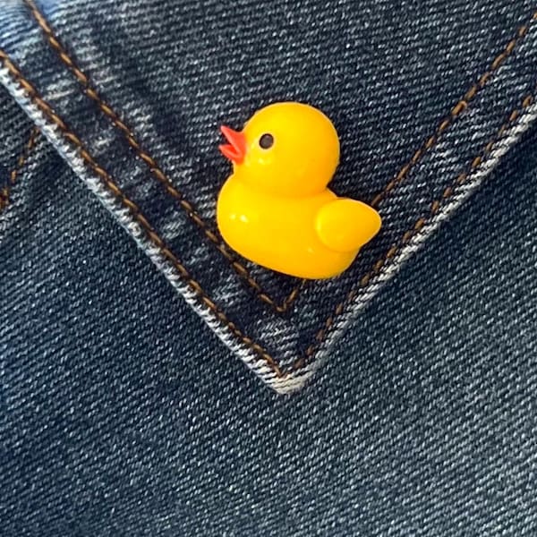 Duck Brooch - Etsy