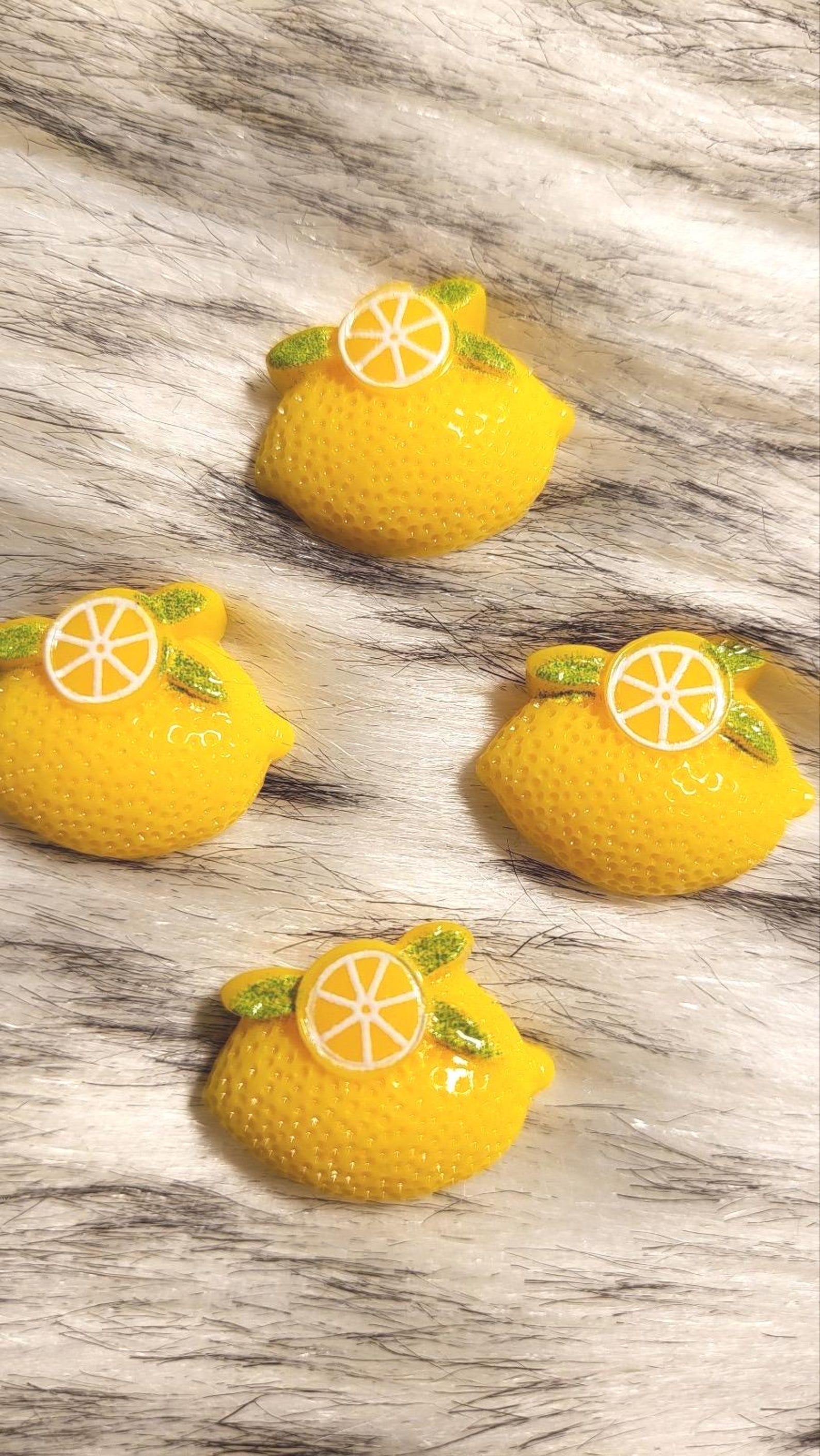 Lemon Refrigerator Magnets: Office & Stationery Decor, Set of 6 - Etsy