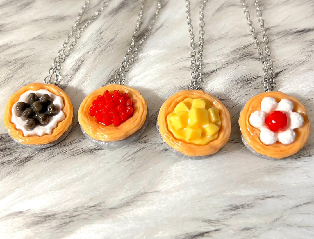 Pie Charm Necklace – Realistic Pie Bake Necklace, Choose From 4 Pies ...