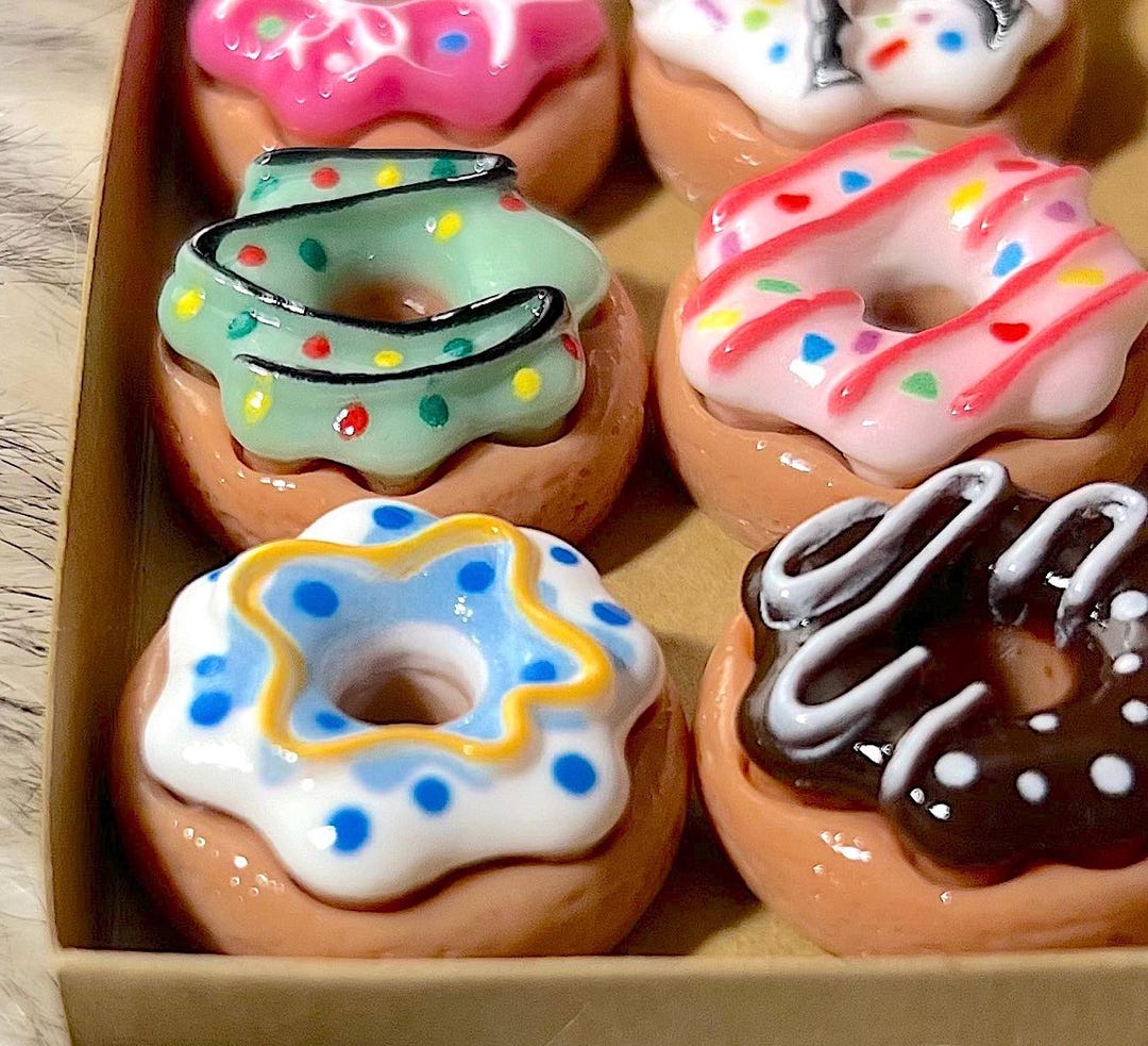 Donut Magnets: Playful Fridge, Office Decor - Set of 6 - Etsy Australia
