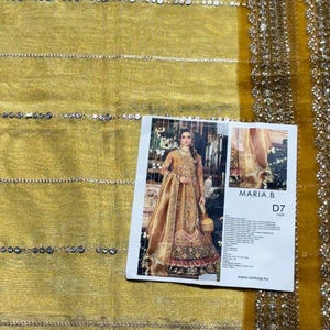 Luxury Mehandi Maxi MARIA B. Pakistani Bridal Lehenga Pakistani ...