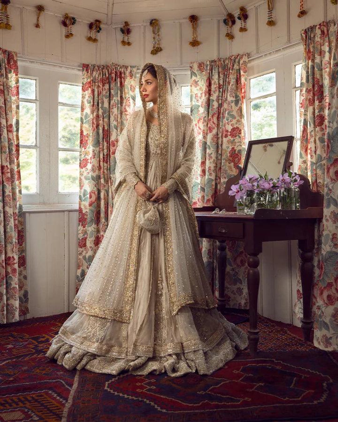 Pakistani Nikkah Wedding Wear Dress, Indian Bridal Anarkali Gown or ...