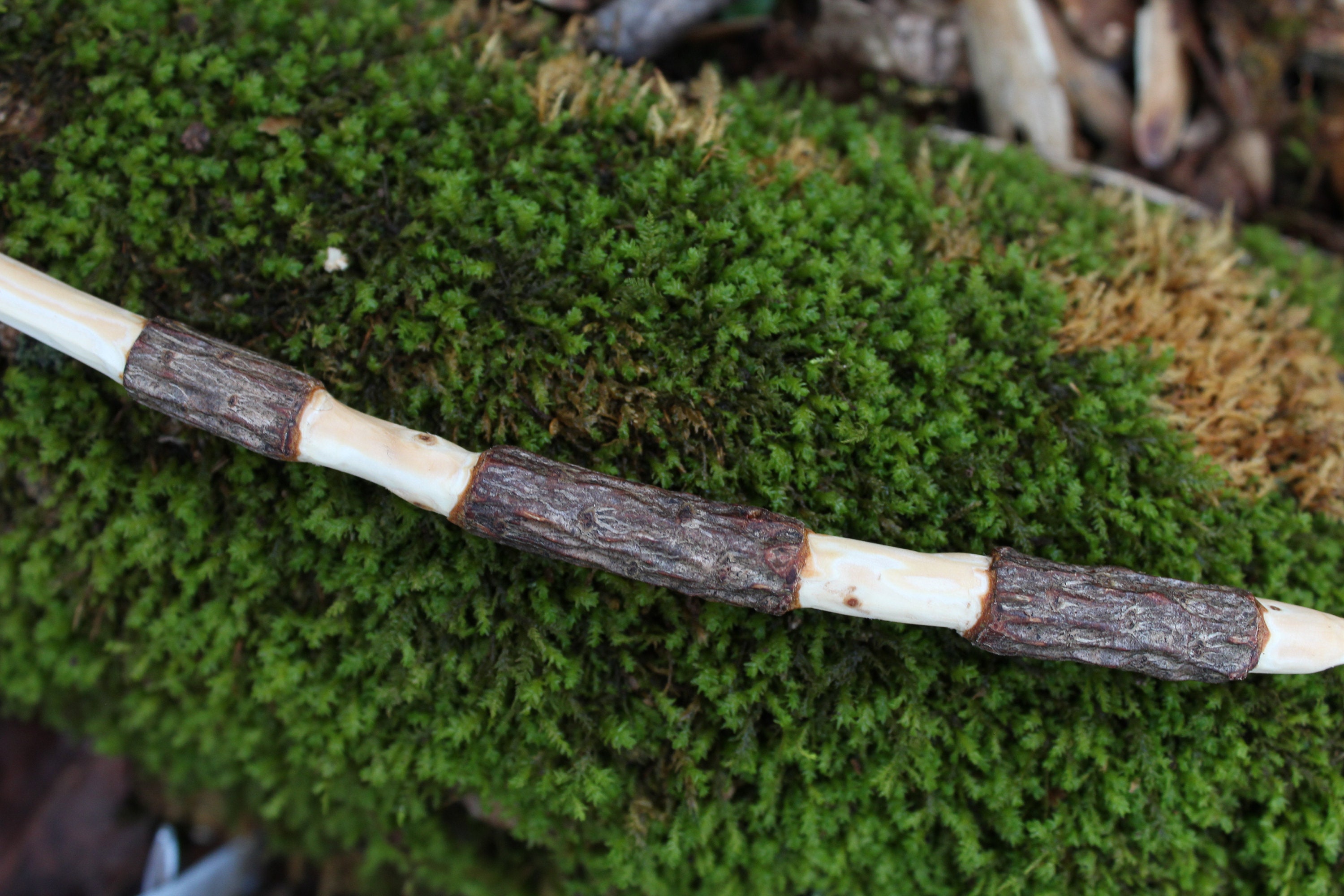 Magick Wand OOAK Curved Wooden Fir Wand for Spell Casting | Etsy