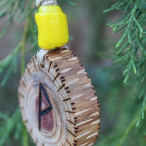 WUNJO Rune Tree Charm Viking Rune Christmas Ornament Winter Solstice ...