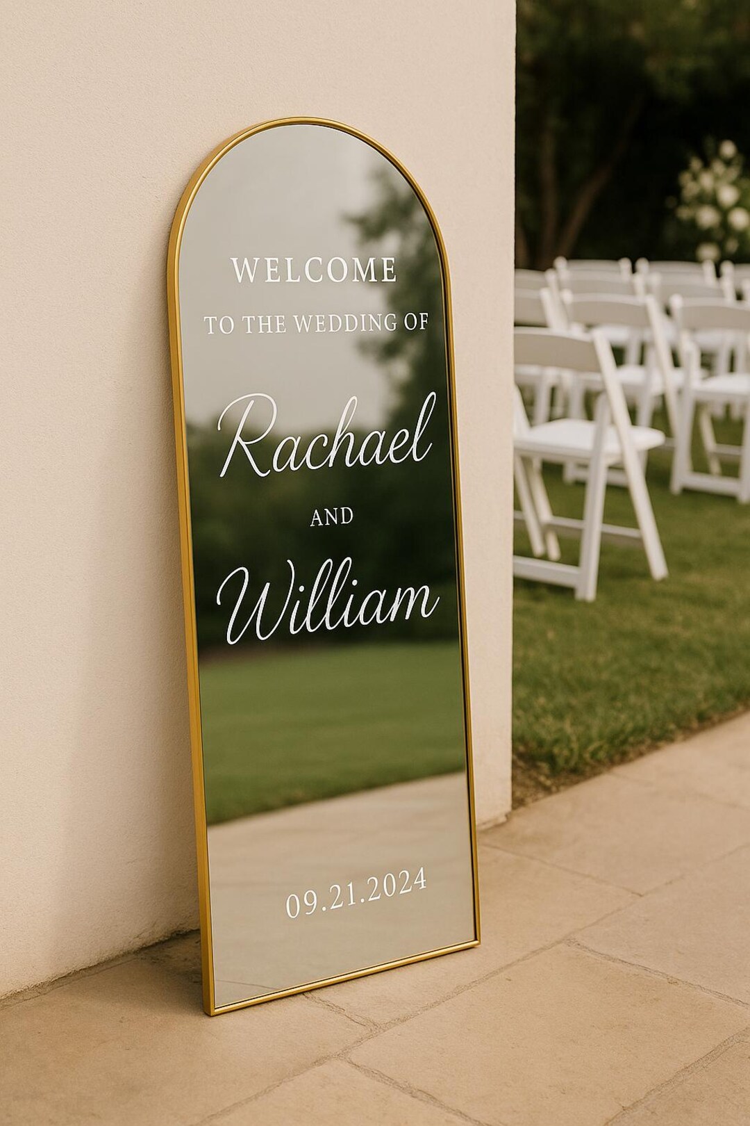 Custom Wedding Mirror Signage - Etsy