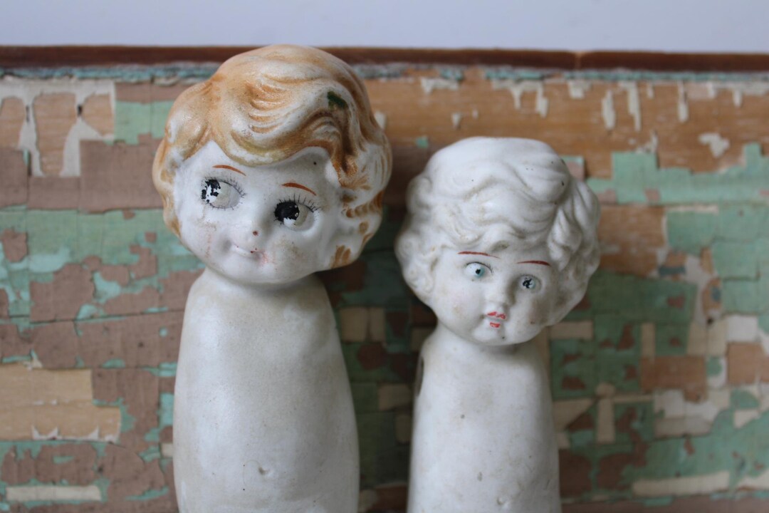 Two Vintage Kewpie Dolls Porcelain Japan Doll Making Restoration ...