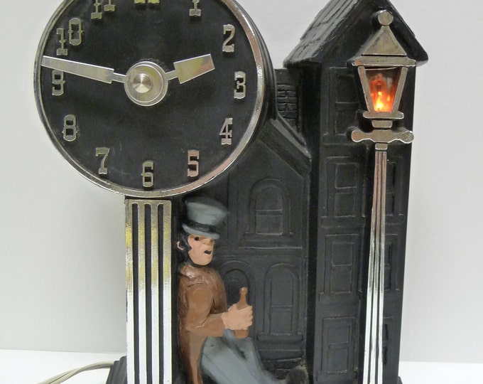 Vintage Novelty Clock Happy Times by Mastercrafters Drunk Man - Etsy