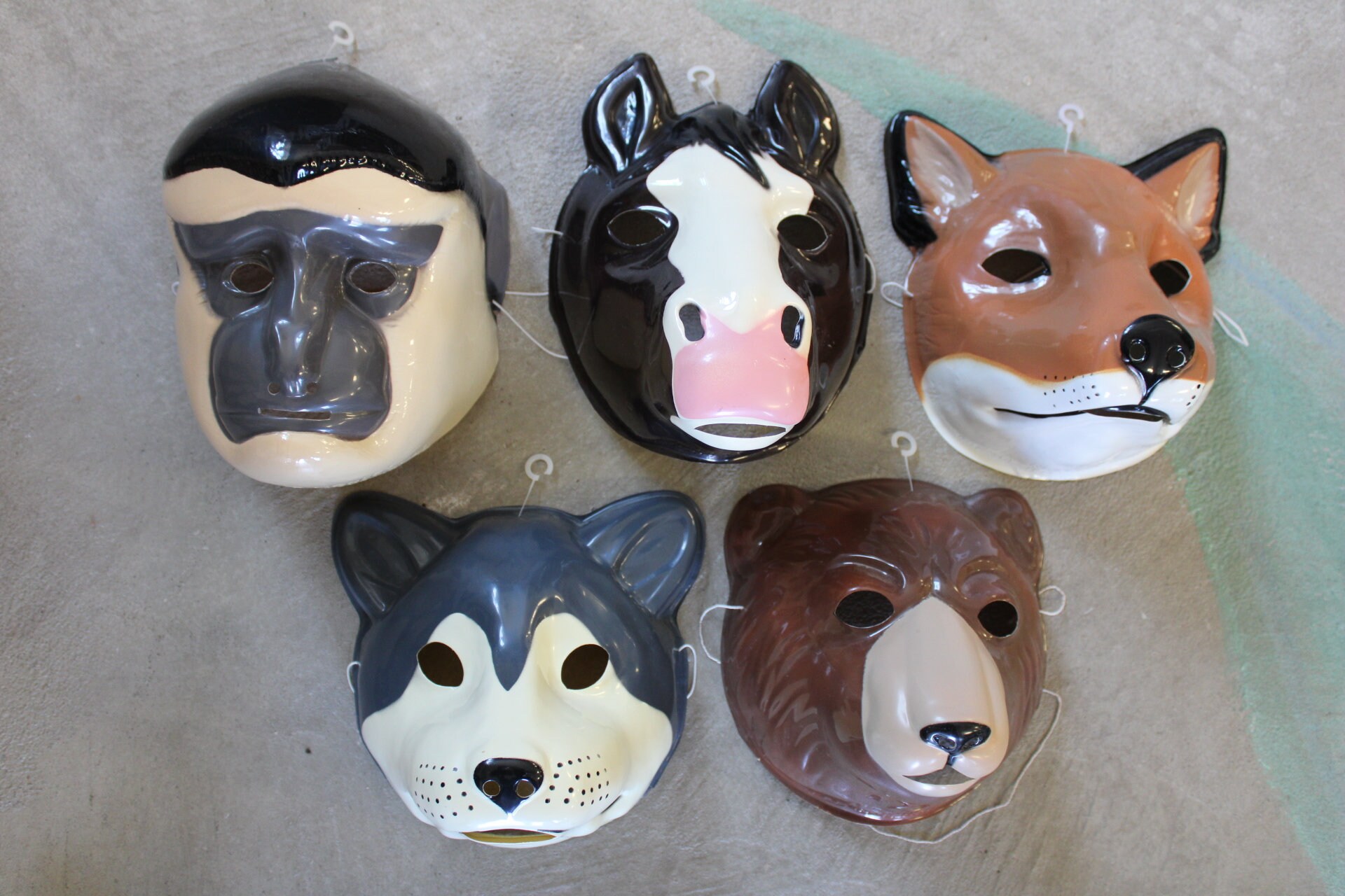 Plastic Animal Masks