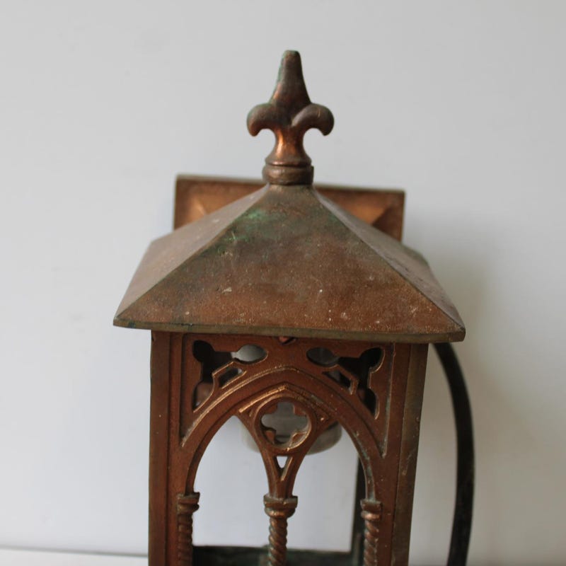 Antique Porch Light - Etsy