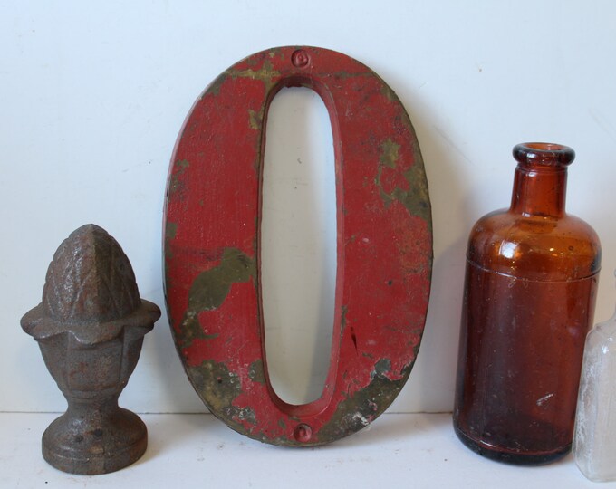 Vintage Letter O Zero 7 Inch Industrial Sign Salvage Painted - Etsy