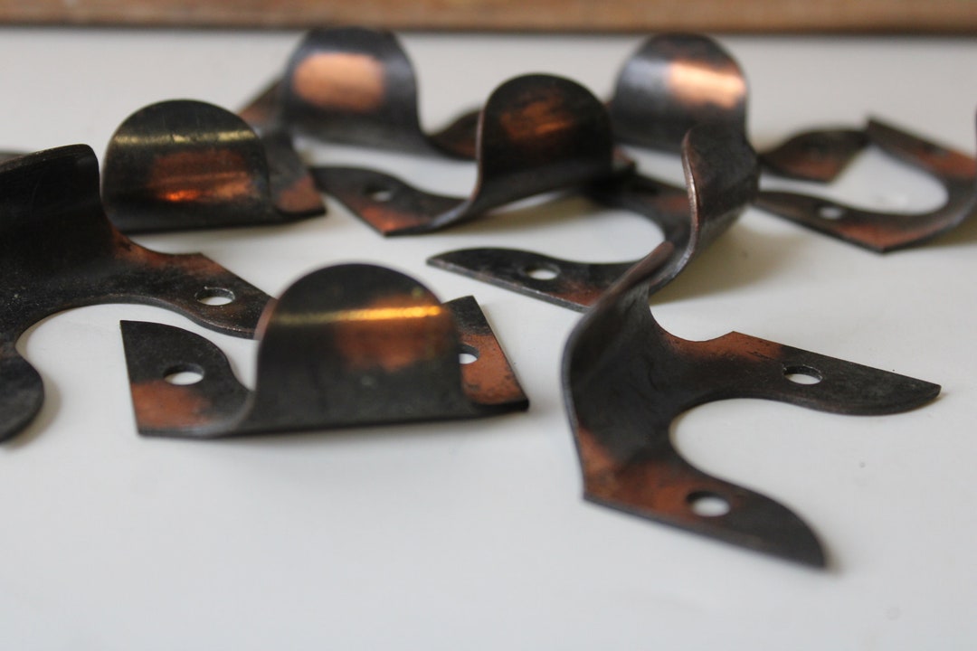 9 Vintage Window Sash Lift Handle Finger Pull Japanned Hardware ...