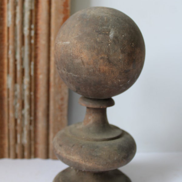 Wood Ball Newel Post Cap - Etsy