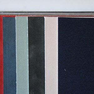 20 Sheets Mat Board 11 X 14 Suede Matboards Variety Colors Textured ...