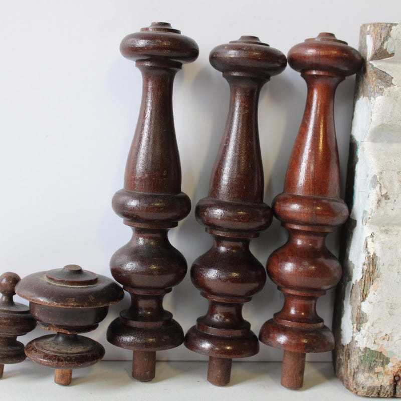 Wood Finials - Etsy