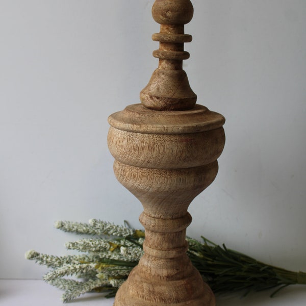 Large Wood Finials - Etsy